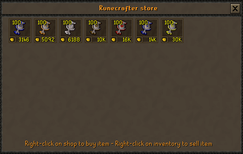 Runecrafting Store | Junescape Wiki | Fandom