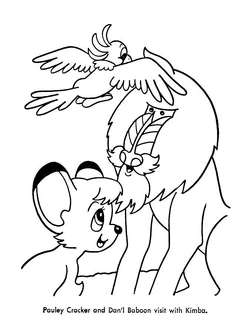 how to draw kimba the white lion