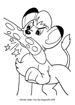 how to draw kimba the white lion