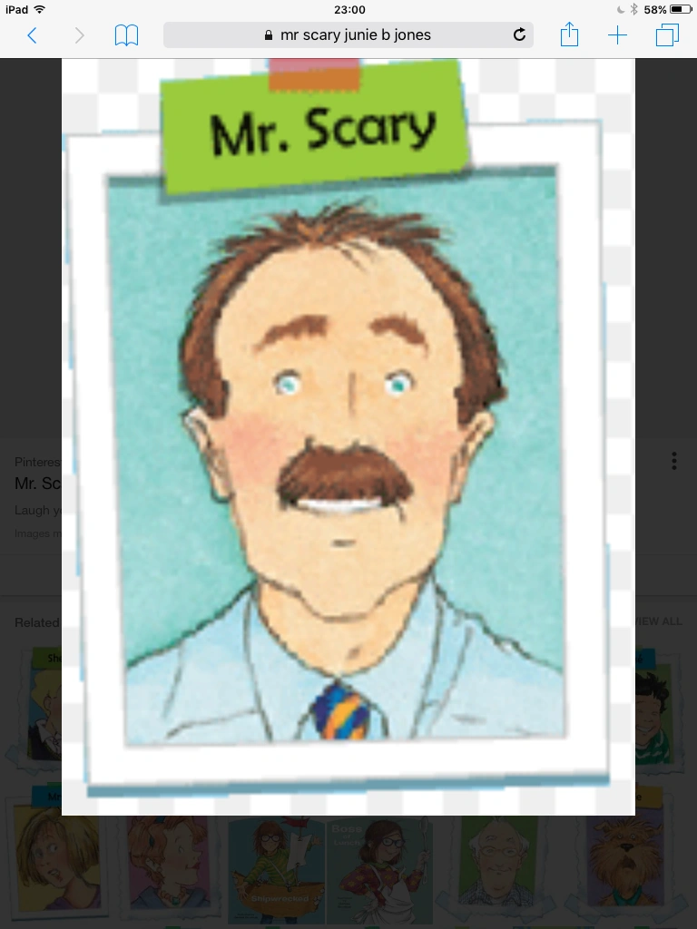 Mr. Scary | Junie B. Jones Wiki | Fandom