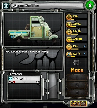 Green Machine | Junk Wars Wiki | Fandom