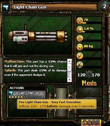 Light Chain Gun | Junk Wars Wiki | Fandom