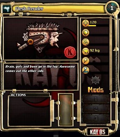 Flesh Render | Junk Wars Wiki | Fandom