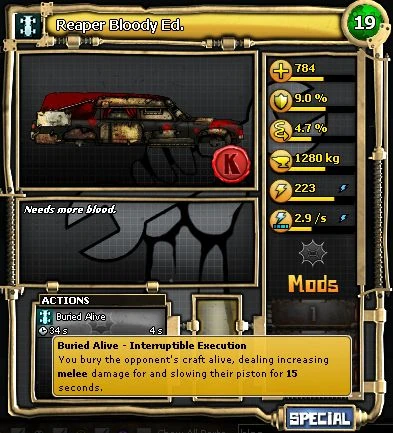 Reaper Bloody Ed. | Junk Wars Wiki | Fandom