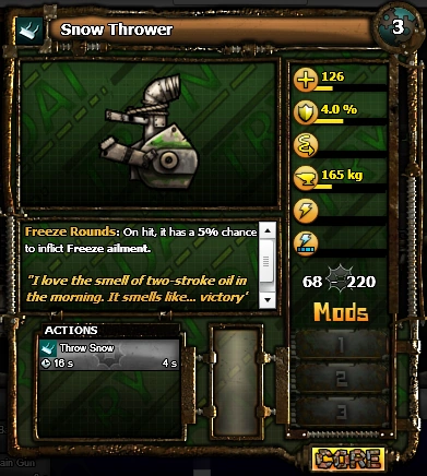 Snow Thrower | Junk Wars Wiki | Fandom