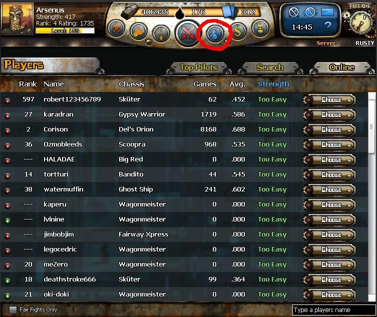 Player List | Junk Wars Wiki | Fandom