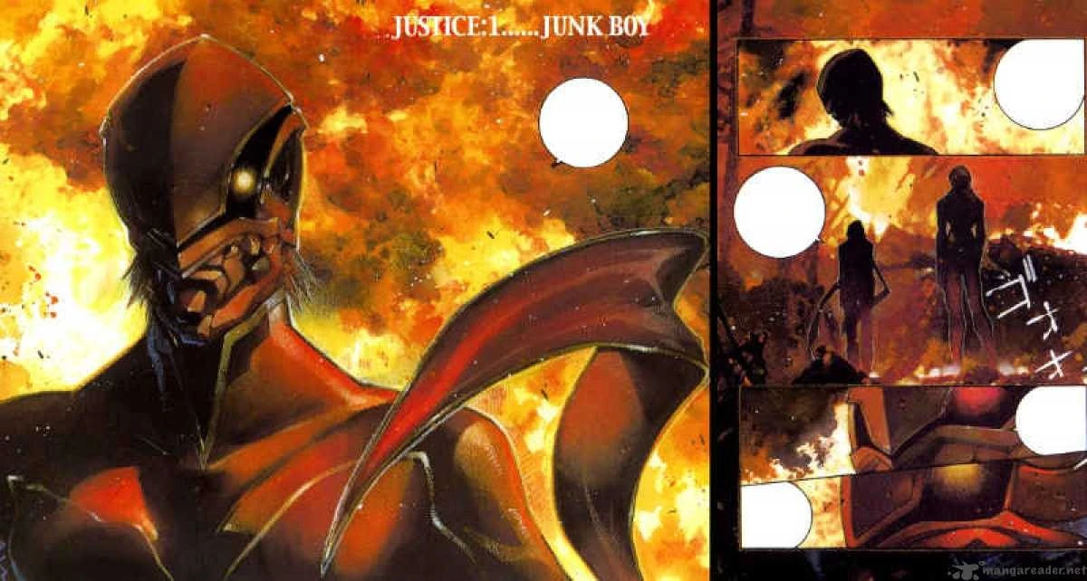 Justice 1 | Junk: Record of the Last Hero Wiki | Fandom