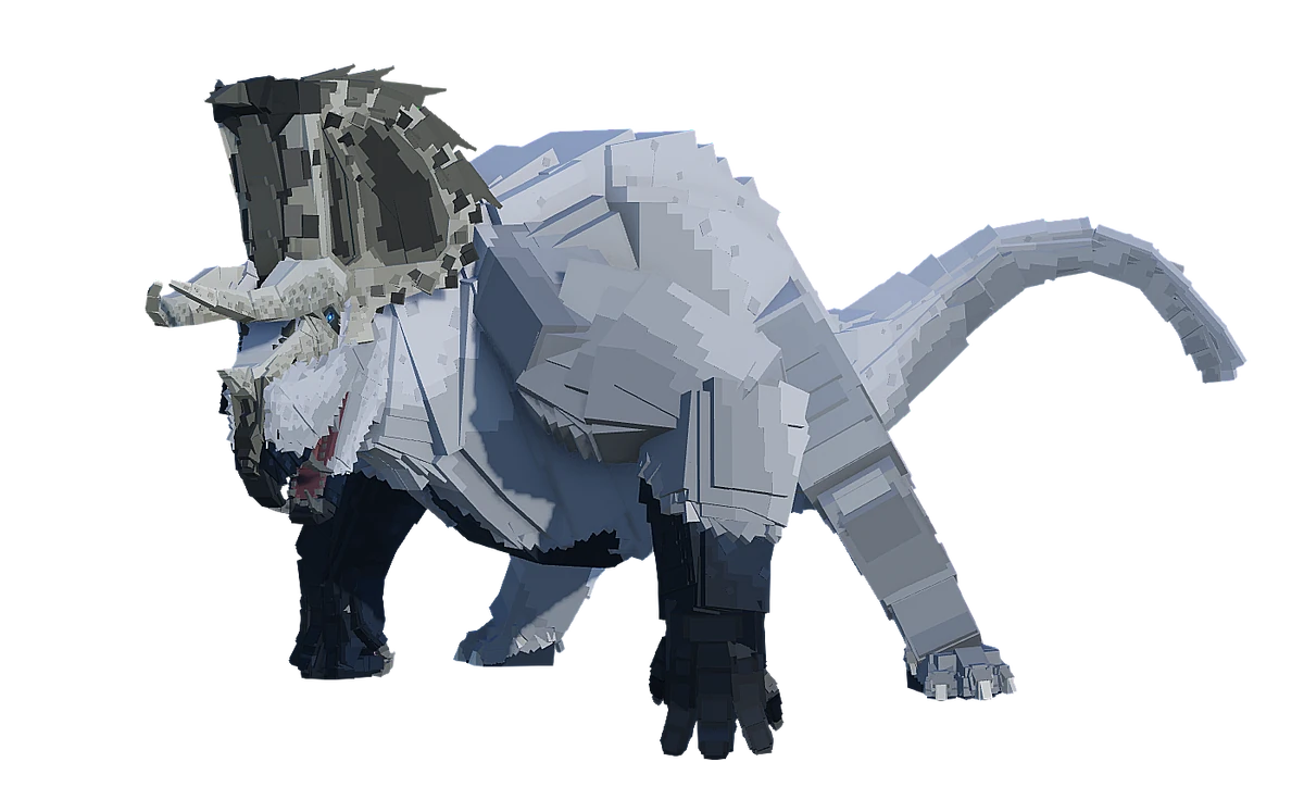 Yeti Triceratops | Jurassic Blocky Wiki | Fandom