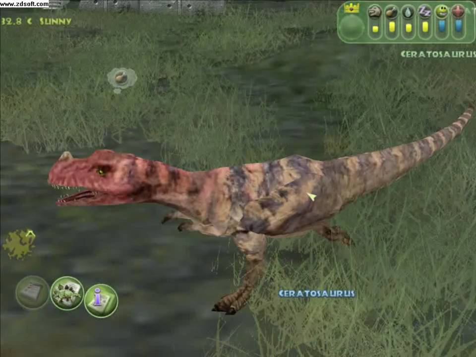 Ceratosaurus Wikia Jurassic Park Operacion Genesis Fandom