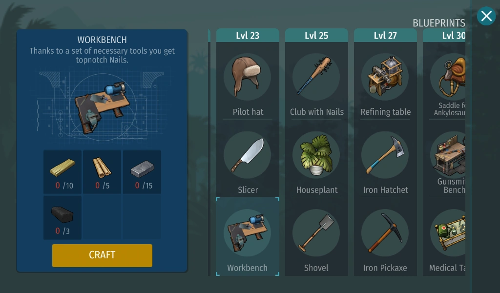 WorkBench | Jurassic Survival Wiki | Fandom