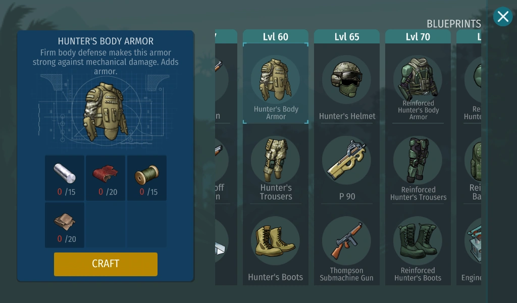 Hunter's Body Armor | Jurassic Survival Wiki | Fandom