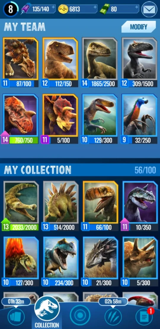 Collection | Jurassic World Alive Wiki | Fandom