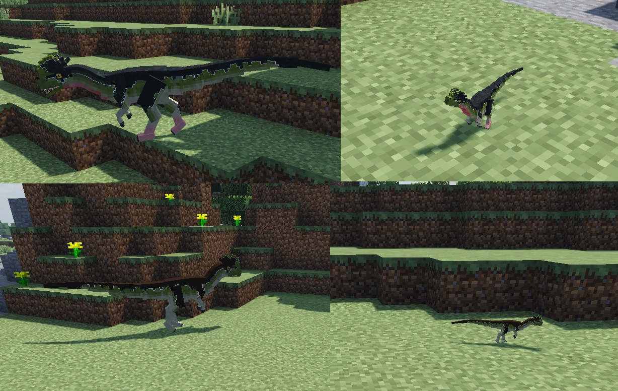 Dilophosaurus Minecraft