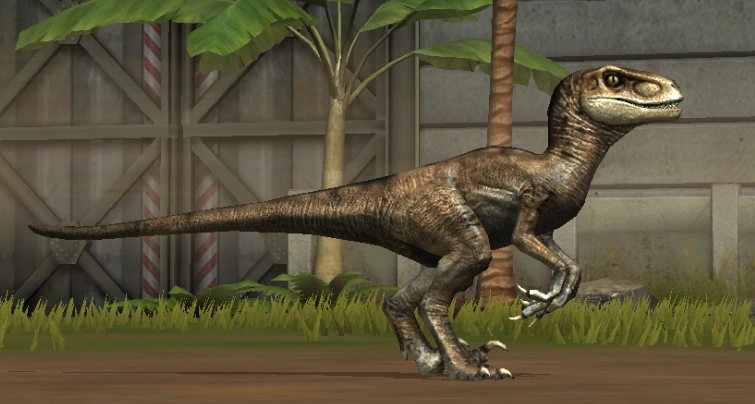 Jurassic Park The Game Velociraptor Dynamic Dinosaurs Tromp Into