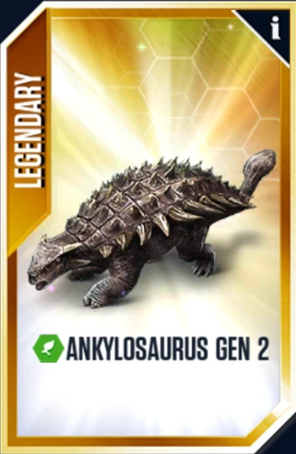 Ankylosaurus Gen 2 | Jurassic World: The Game Wiki | Fandom