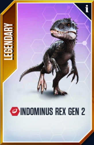 Indominus rex Gen 2 | Jurassic World: The Game Wiki | Fandom