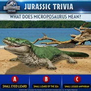 Microposaurus | Jurassic World: The Game Wiki | Fandom