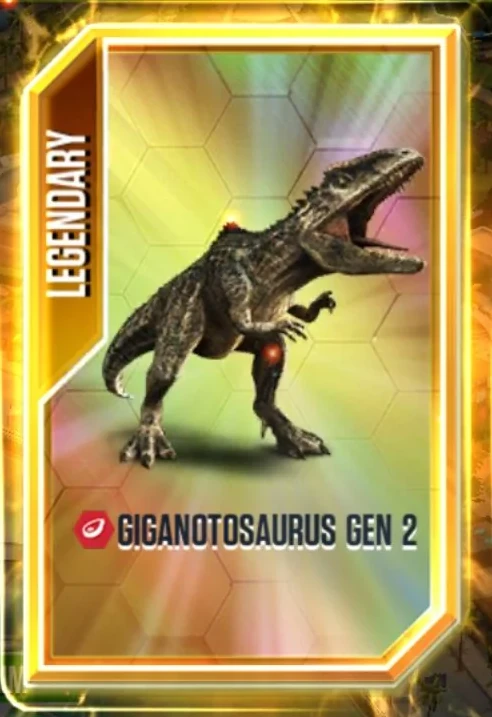 Giganotosaurus Gen 2 | Jurassic World: The Game Wiki | Fandom