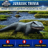 Labyrinthodontia | Jurassic World: The Game Wiki | Fandom
