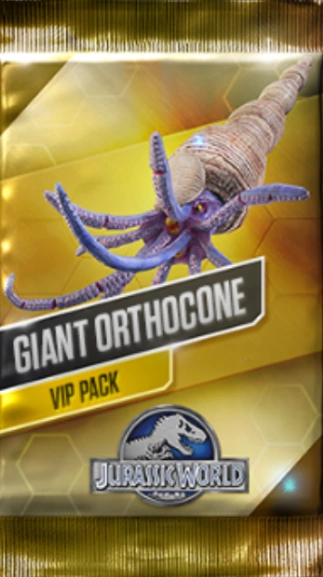 Giant Orthocone VIP Pack | Jurassic World: The Game Wiki | Fandom