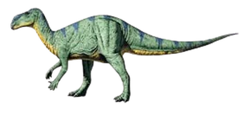 Muttaburrasaurus Loopt Met Dinosaurussen