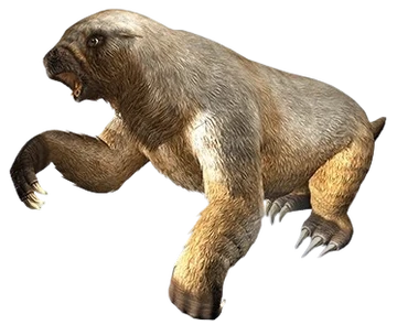 megatherium human comparison