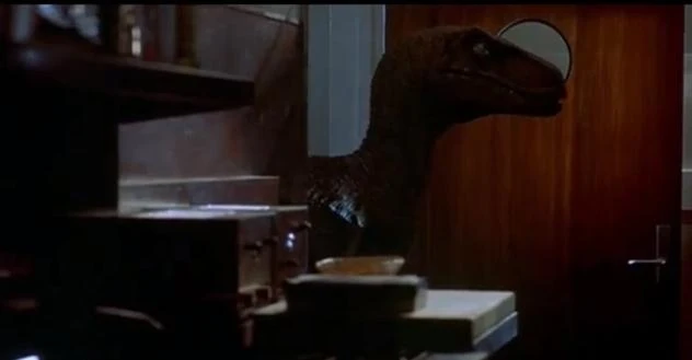 Velociraptor Jurassic Park Kitchen