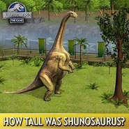 Shunosaurus | Jurassic Park Wiki | Fandom