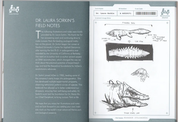 InGen Field Guide | Jurassic Park Wiki | Fandom