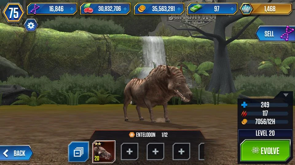 Entelodon Jurassic Park Builder