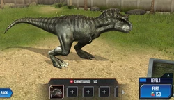 Carnotaurus Jurassic Park Game