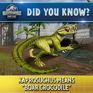 Kaprosuchus | Jurassic Park Wiki | Fandom
