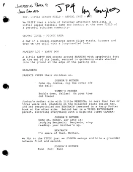John Sayles Script of Jurassic Park IV | Jurassic Park Wiki | Fandom