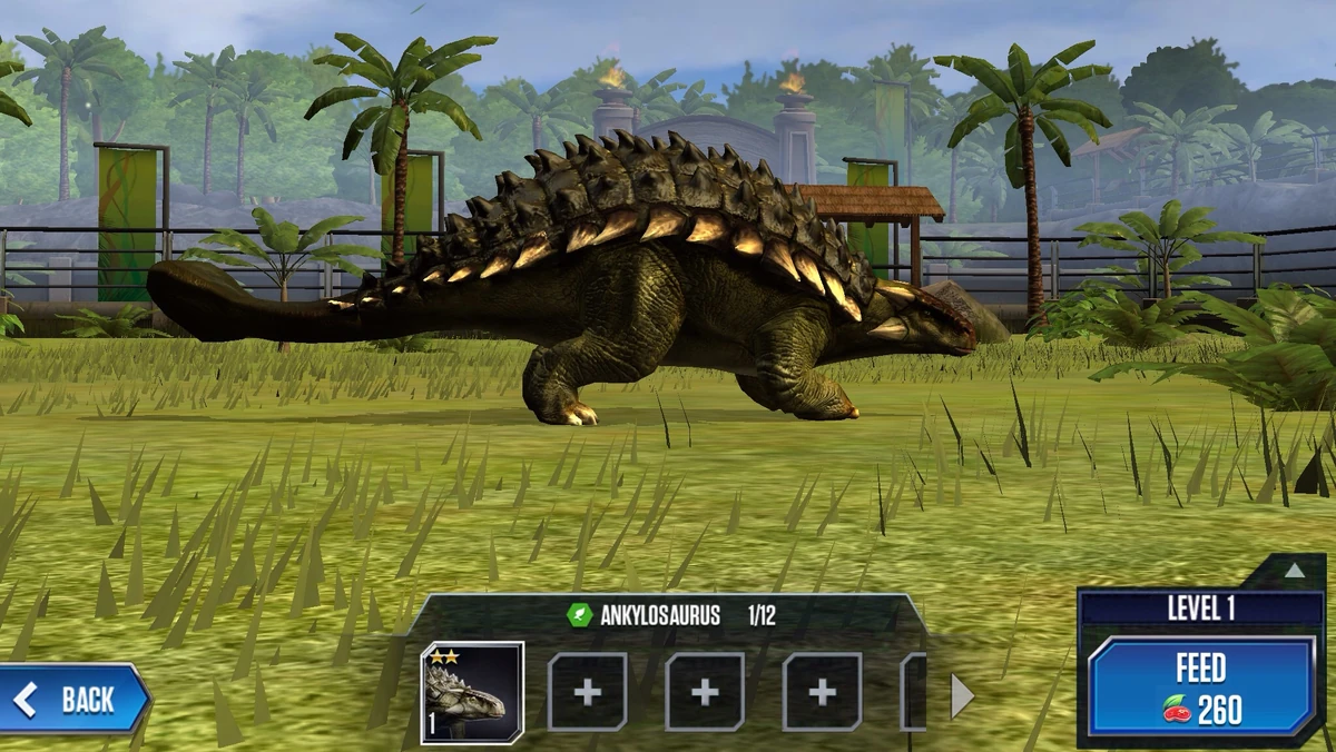 Jurassic Park Builder Ankylosaurus