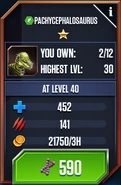 Pachycephalosaurus/JW: TG | Jurassic Park Wiki | Fandom