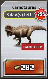 Carnotaurus Jurassic Park Game