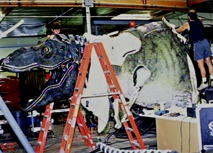 Tyrannosaurus rex animatronic (The Lost World) | Jurassic Park Wiki ...
