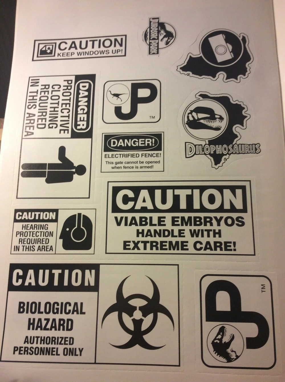 Jurassic Park Sticker Fun | Wikia Jurassic Park | Fandom