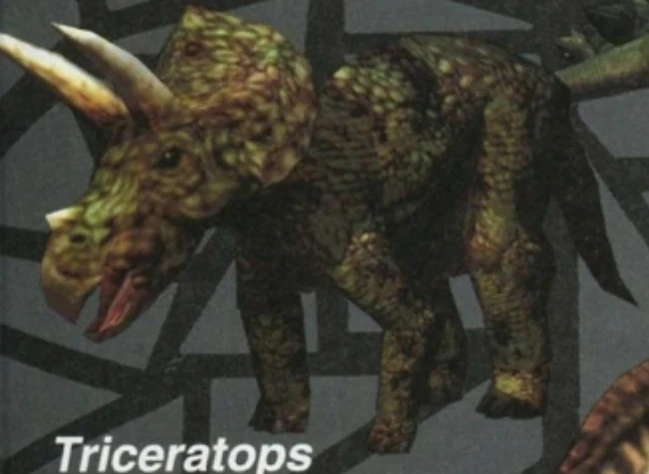 Triceratops Jurassic Park Game