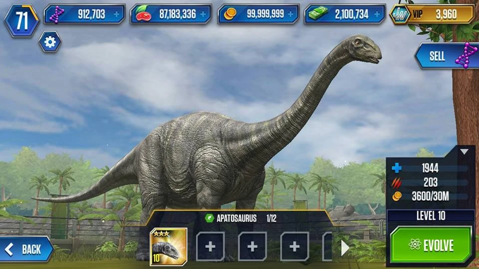 Apatosaurus/JW:TG | Wikia Jurassic Park | Fandom