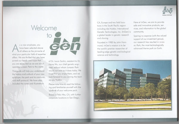 InGen Field Guide | Jurassic Park Wiki | Fandom