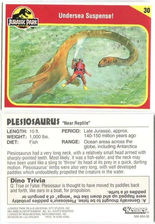 Plesiosaurus/Toys | Jurassic Park Wiki | Fandom