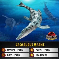 Jurassic Park Builder Geosaurus