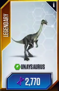 Unaysaurus/JW: TG | Jurassic Park Wiki | Fandom