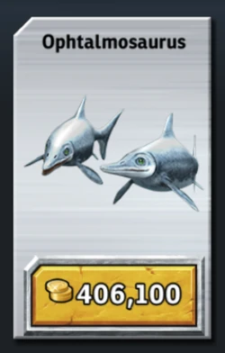 Ophthalmosaurus Jurassic Park Builder