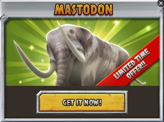 Mastodon | Jurassic Park Builder Wiki | Fandom