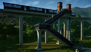 Monorail Station | Jurassic World Evolution Wiki | Fandom