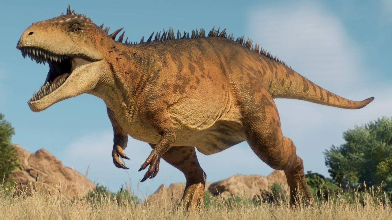 Carcharodontosaurus Parque Jurásico Dinosaurio Del