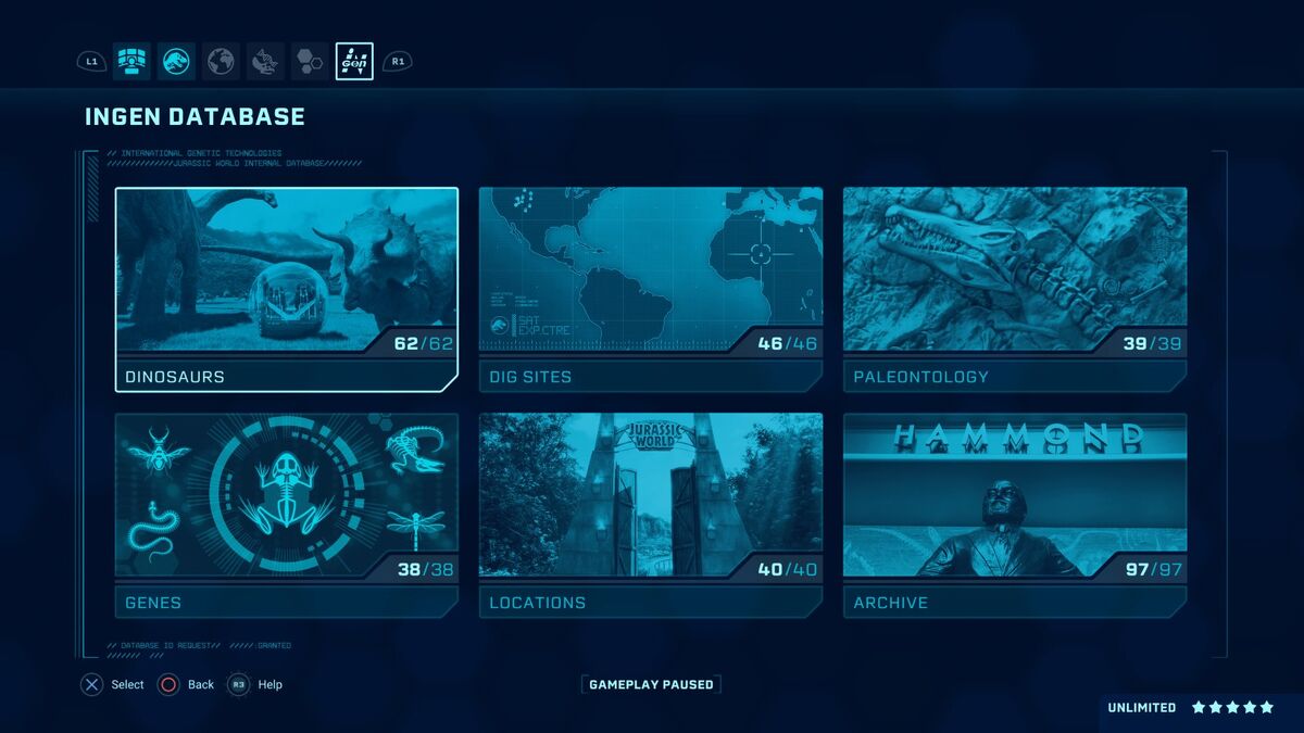 InGen Database | Jurassic World Evolution Wiki | Fandom