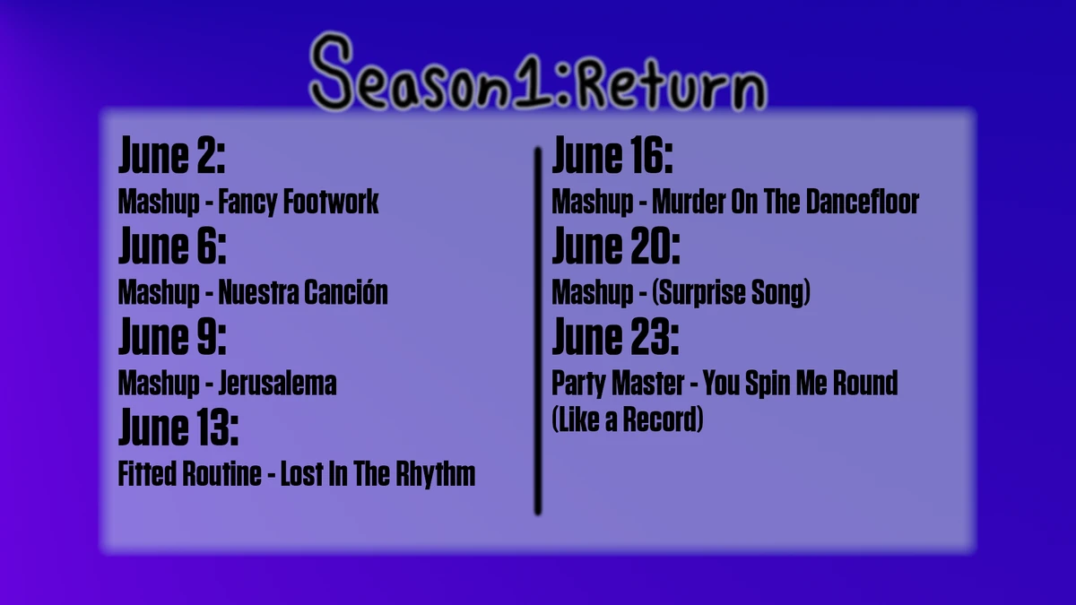 Sneak Flow/Seasons | Just Dance Fanon Wiki | Fandom
